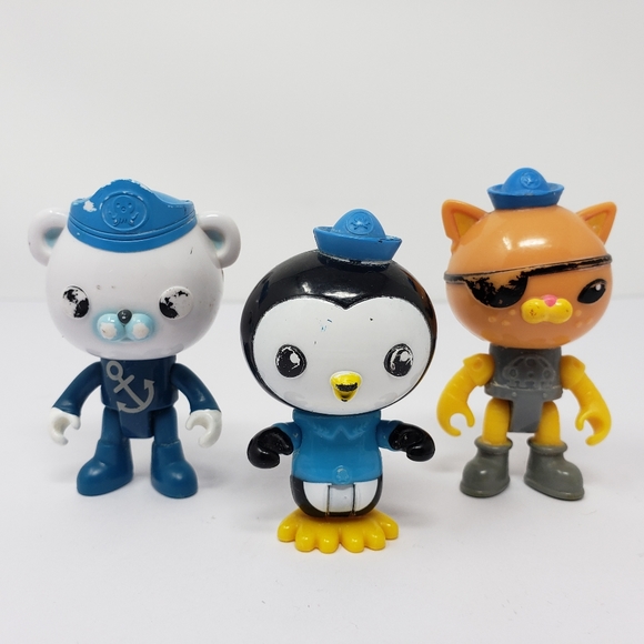 Toys | Fisher Price Octonauts Kwazii Captain Barnacles Peso Penguin ...